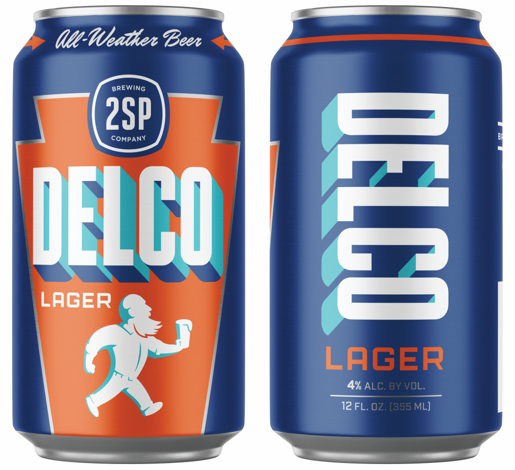 DELCO Lager from 2SP Brewing Company in Aston, PA